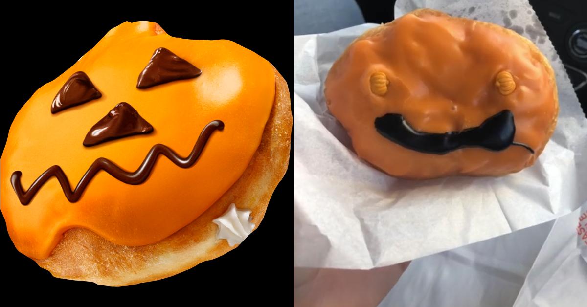 TikToker’s Jack-O-Lantern Donut at Dunkin’ Looks Deranged