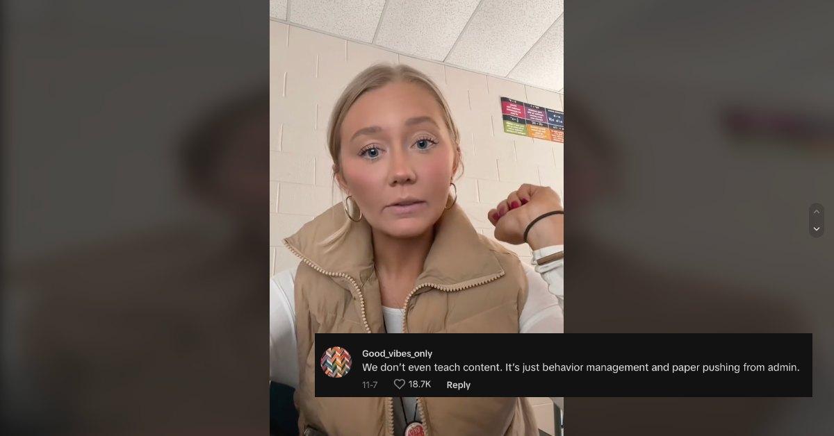 Teacher Explains Why She’s Quitting Teaching in Viral Video