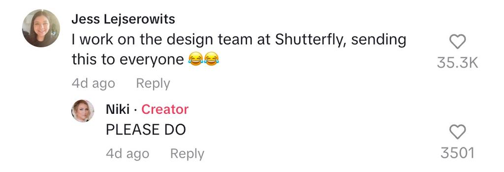 Shutterfly's Default Captions Were in Woman's Wedding Album