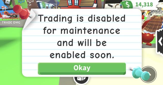 Why Is Trading Disabled in 'Adopt Me'? When Will the Bug Be Fixed?