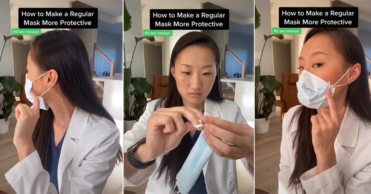 How To Make Your Mask Fit Better. Dentist's 60-Second Hack Will Make ...