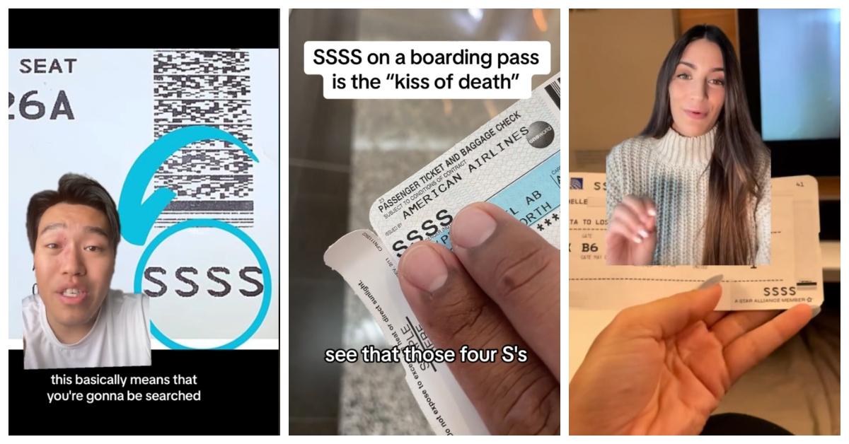 What Does It Mean if Your Boarding Pass Reads "SSSS"
