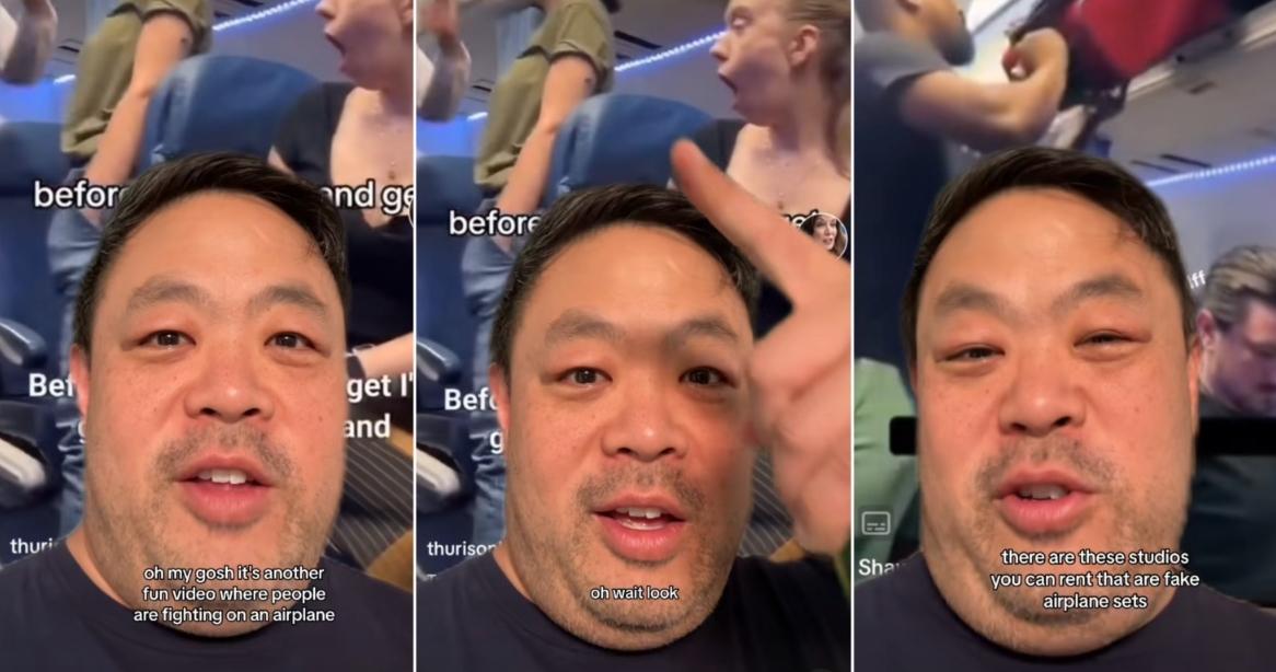 A Man Debunks Fake Plane In Viral Videos