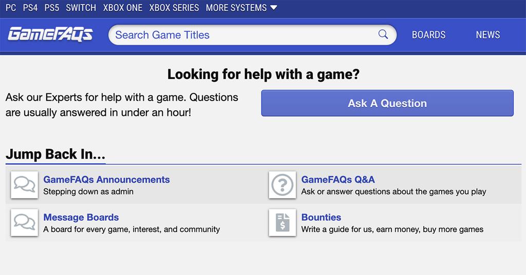 What Happened to GameFAQs? They Lost Their Lead Moderator