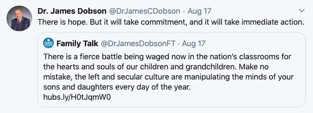 Why Did James Dobson Leave Focus on the Family? It Wasn’t His Decision