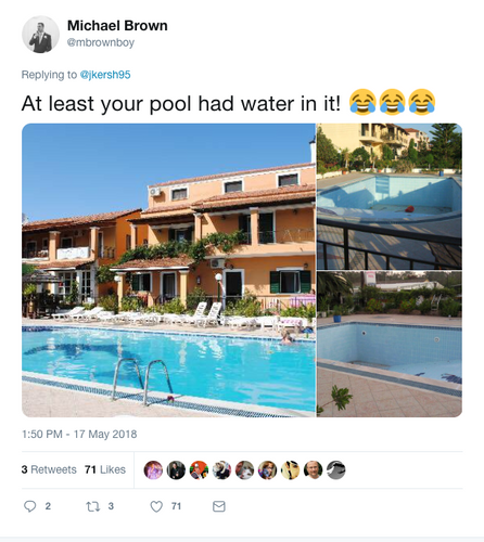 Expectation vs Reality — Woman Shares Hotel Pool Fail