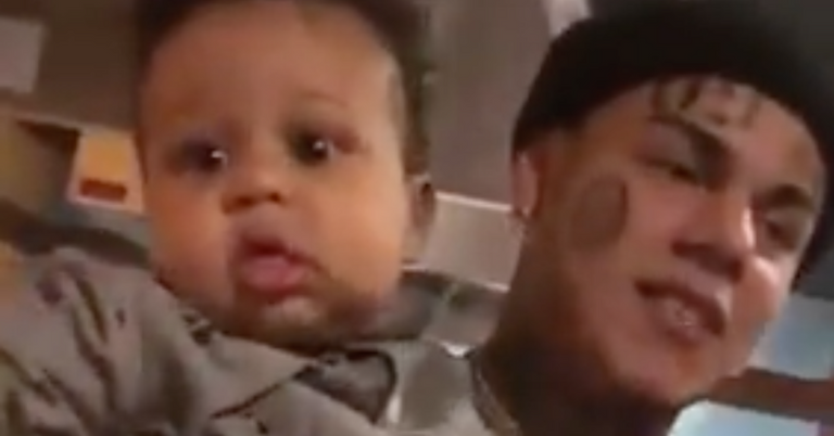 Tekashi 69's Real Hair Is Slightly Less Colorful Than His Usual 'Do