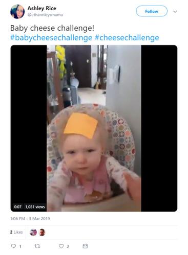 The "Cheese Challenge" Has Parents Throwing Slices on Their Baby's Faces