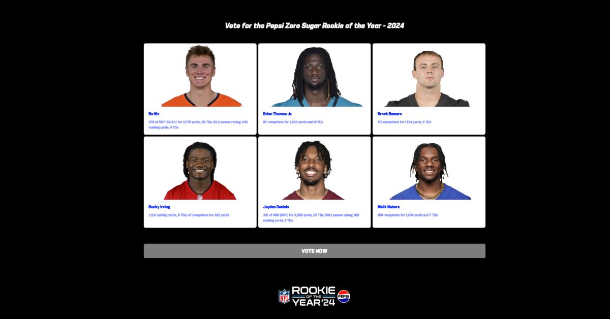 Here's How to Vote for the NFL Rookie of the Year Award