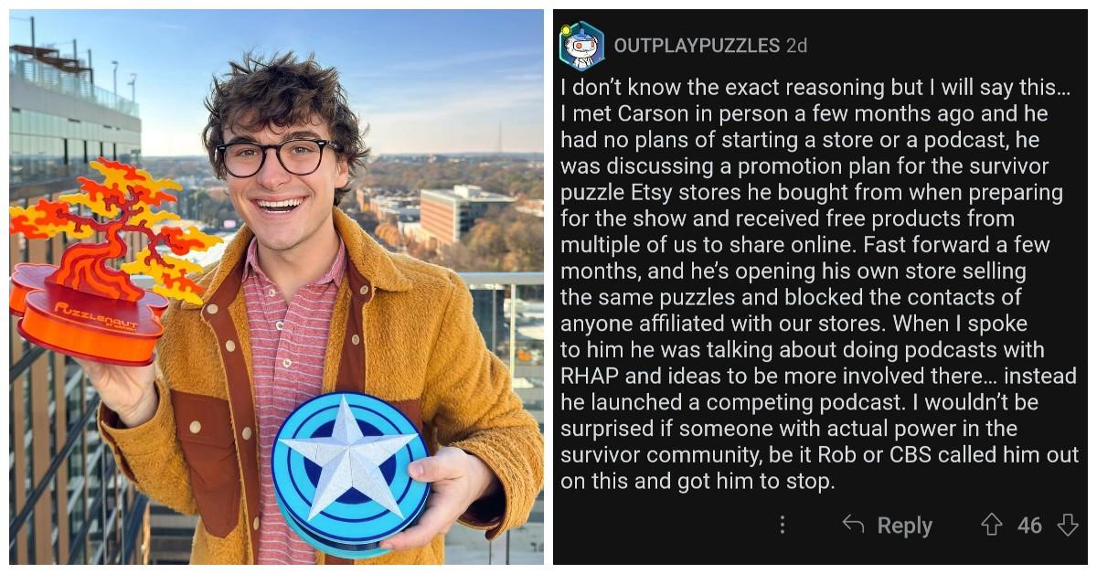 The Survivor Puzzle Controversy Surrounding Carson, Explained