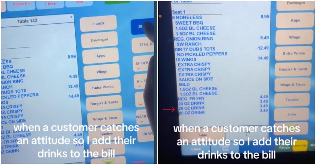 Server Adds Drinks to Rude Customer's Bill — Is She Wrong?