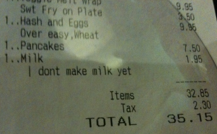 These Hilarious Receipts Are So Absurd They're Funny