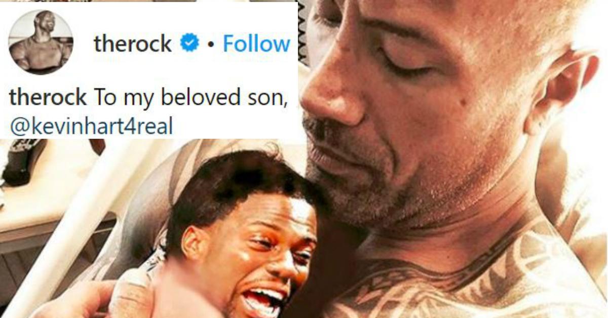 Every Time The Rock And Kevin Hart Have Roasted Each Other On Social Media