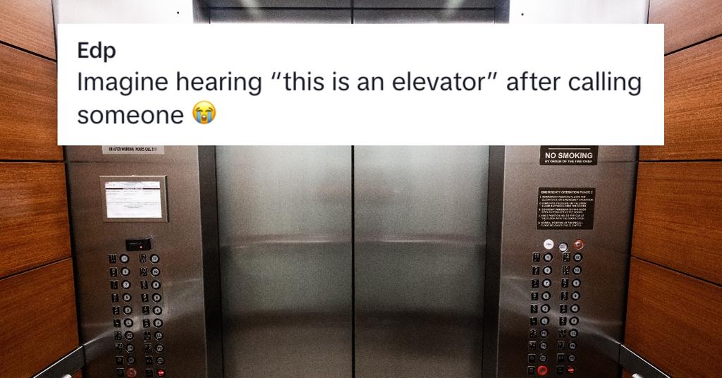 Man Calls Elevator Instead of the Department of Education