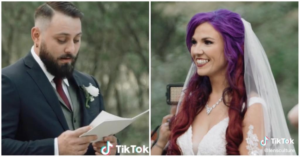 Groom's "Inappropriate" Wedding Vows Go Viral on TikTok