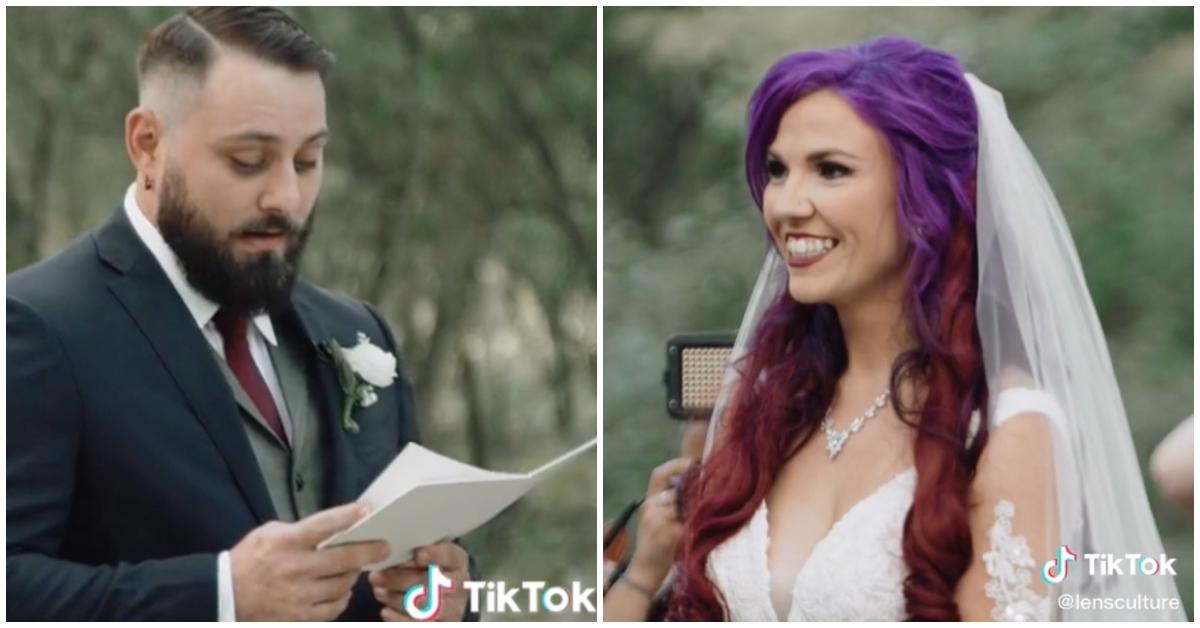 Groom's "Inappropriate" Wedding Vows Go Viral on TikTok
