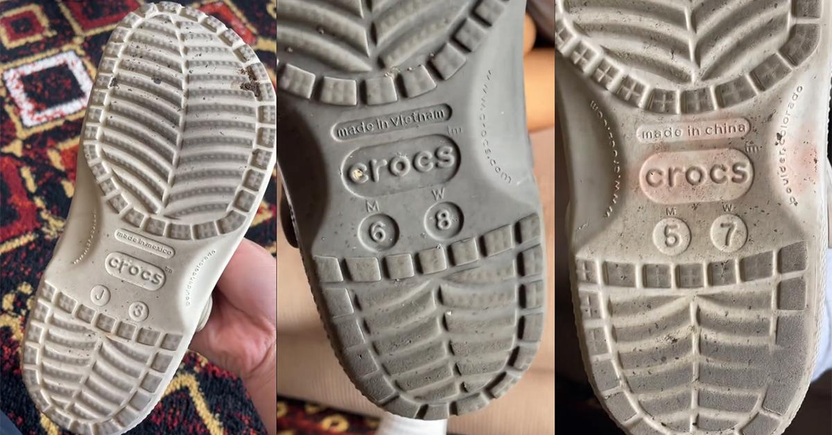 Friends Discover Their Crocs Were Made in Different Countries