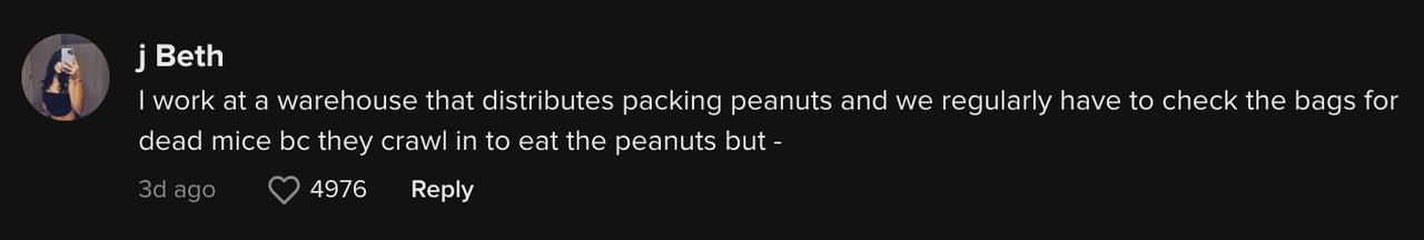 TikToker Films Herself Eating Packing Peanuts — Is It Pica?
