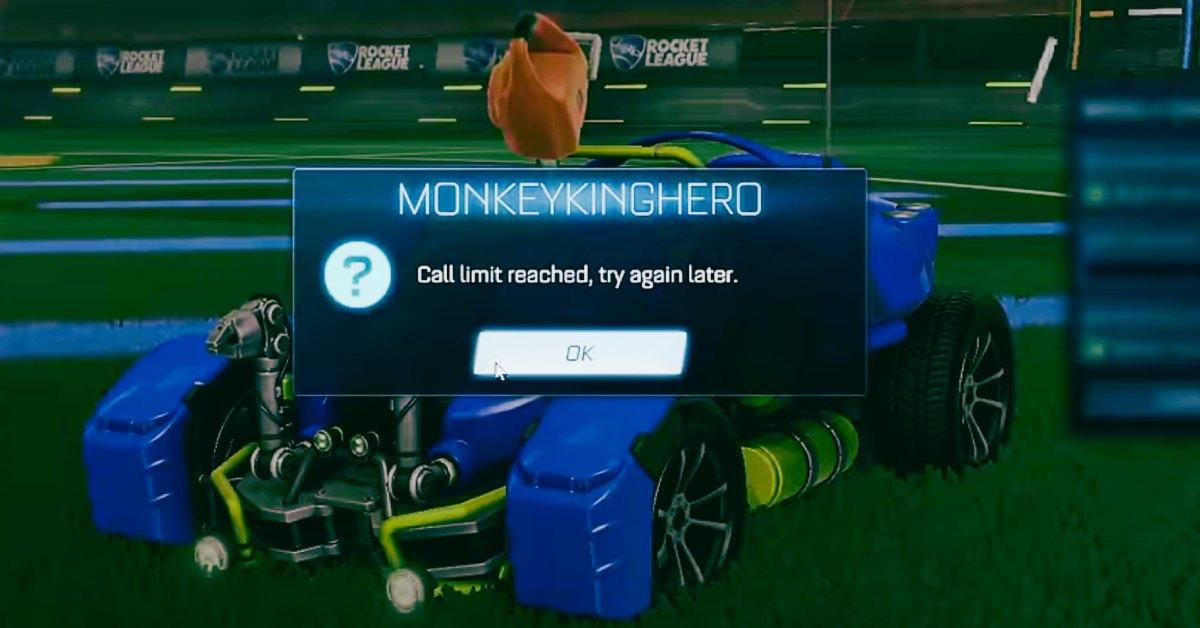What Does Call Limit Reached Mean in Rocket League? Quick Fix