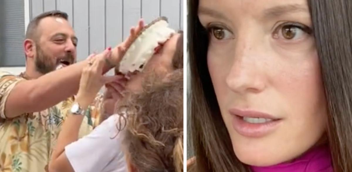 Husbands Smashes Cake Into Wife's Face in Viral TikTok