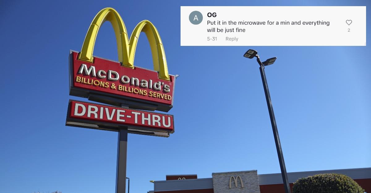 Woman Gets a Completely Raw Burger From McDonald's