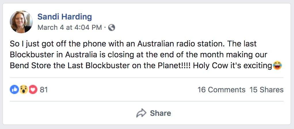 The Last Blockbuster Video Has a Twitter Account That's Very Self-Aware