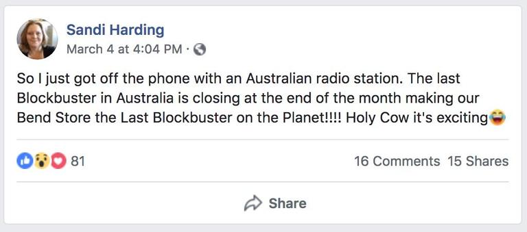 The Last Blockbuster Video Has a Twitter Account That's Very Self-Aware