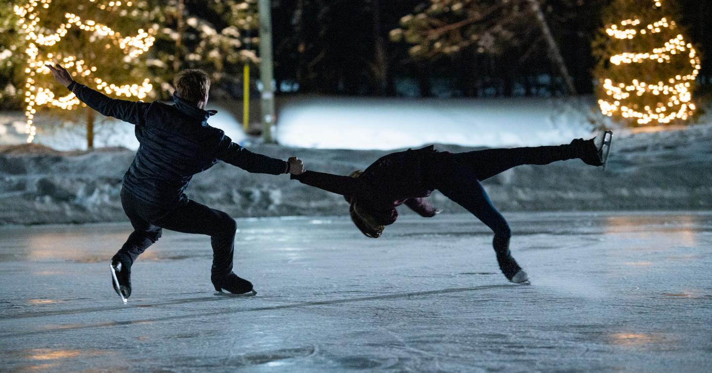 Is Kaya Scodelario Really Ice Skating in 'Spinning Out' on Netflix?
