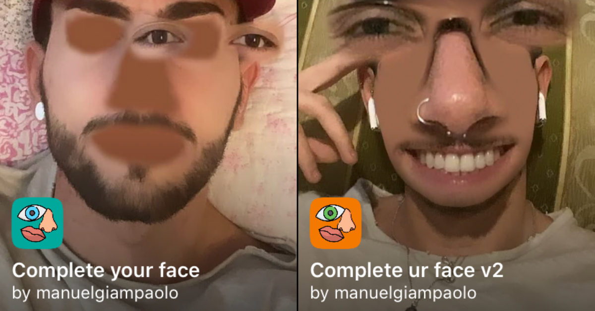 Complete Your Face Filter on Instagram Is Hilarious — How to Use It