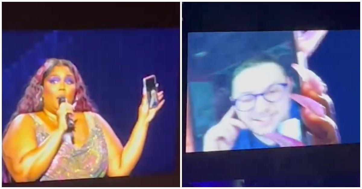 Lizzo FaceTimes a Fan's Ex to Tell Him He Messed up Big Time