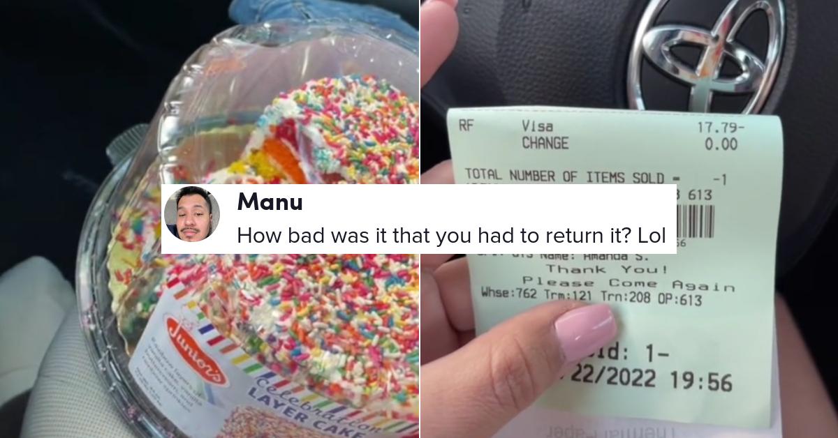 TikToker’s Costco Cake Return Sparks Viral Debate