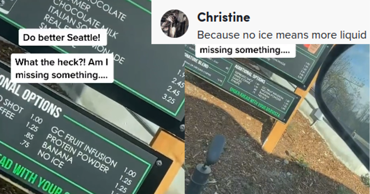 TikToker Slams Coffee Shop for Charging $1 Extra for No Ice Request