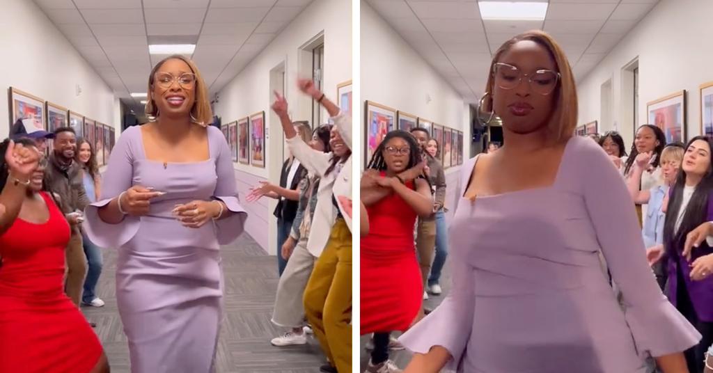 Jennifer Hudson Show Hallway Hype Walks Charm Fans