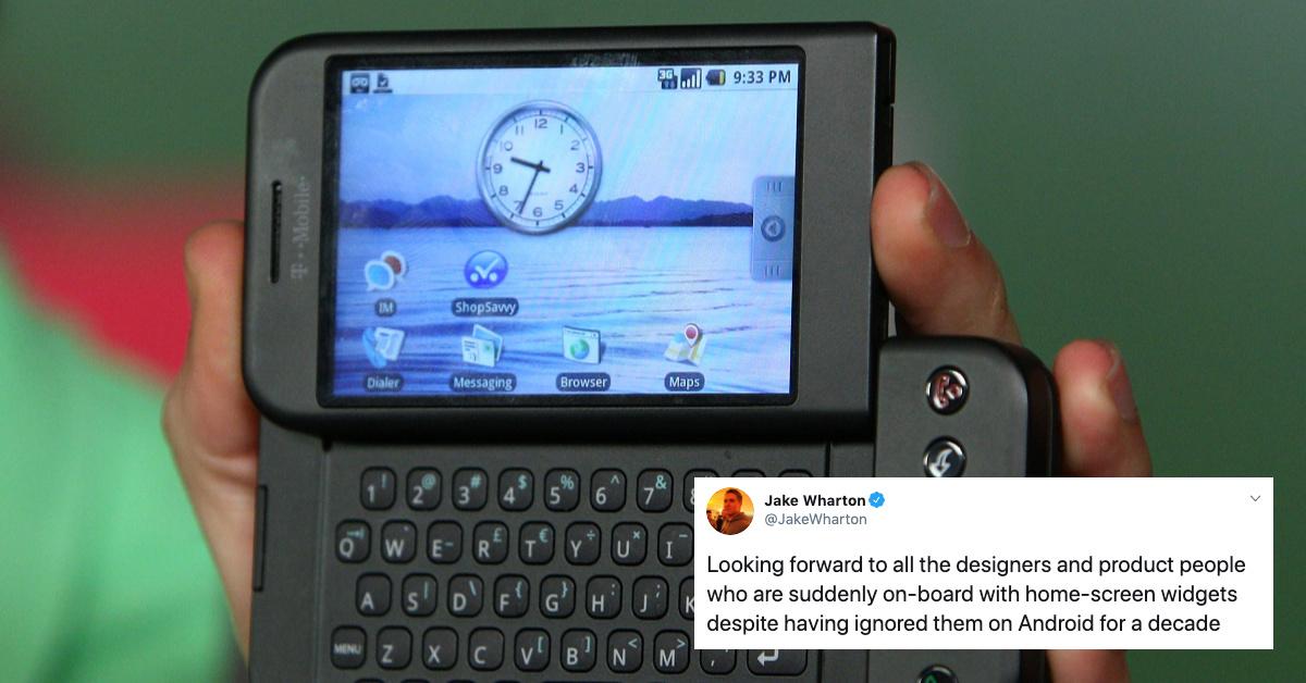 When Did Android First Get Widgets? It’s Been More Than a Decade