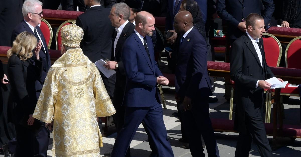 Why Did Prince William Wear a Blue Suit at the Pope's Funeral?