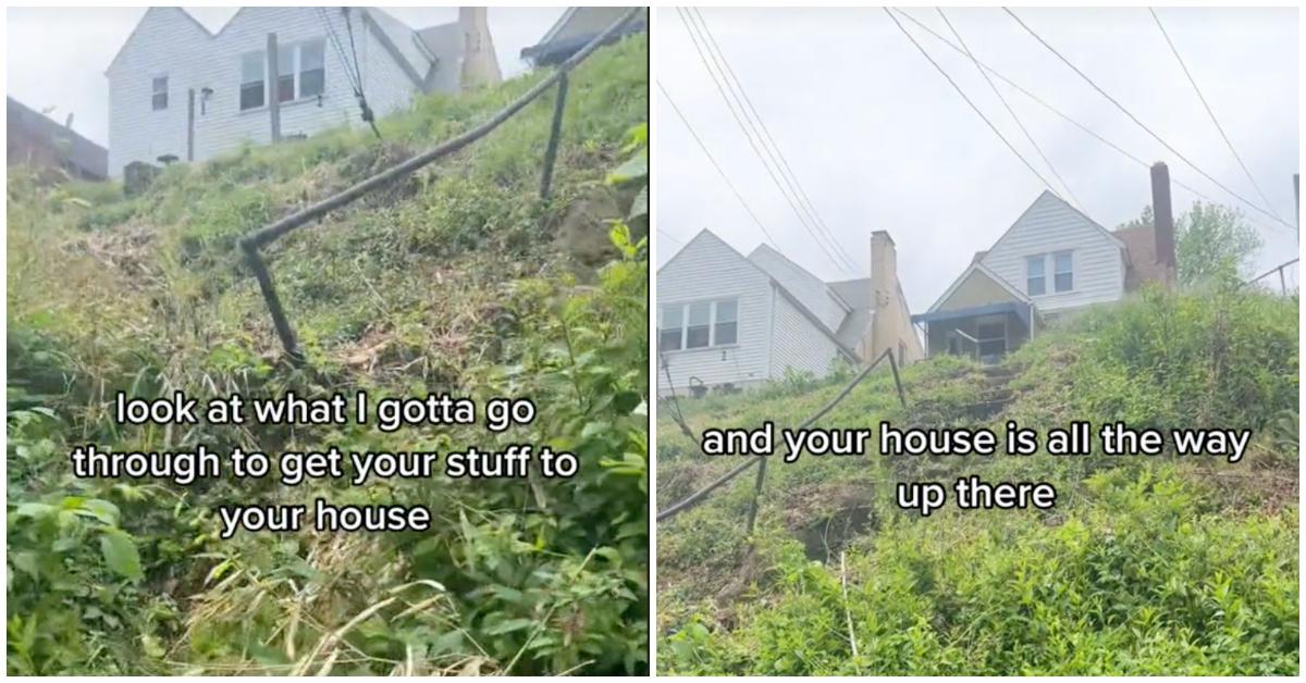 Delivery Driver Blasts Customer for Inaccessible Stairs