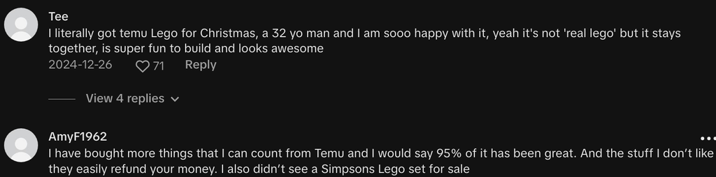 Dad Buys Son Temu ‘Simpsons’ Lego Set for Christmas