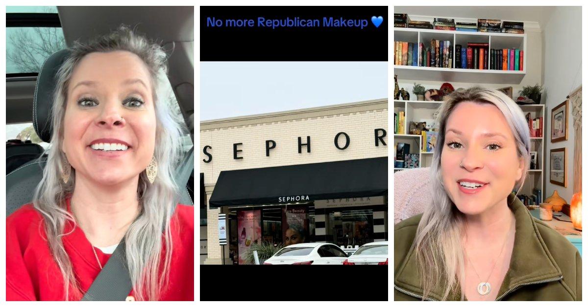 Woman Gets a "Republican Makeup" Makeover