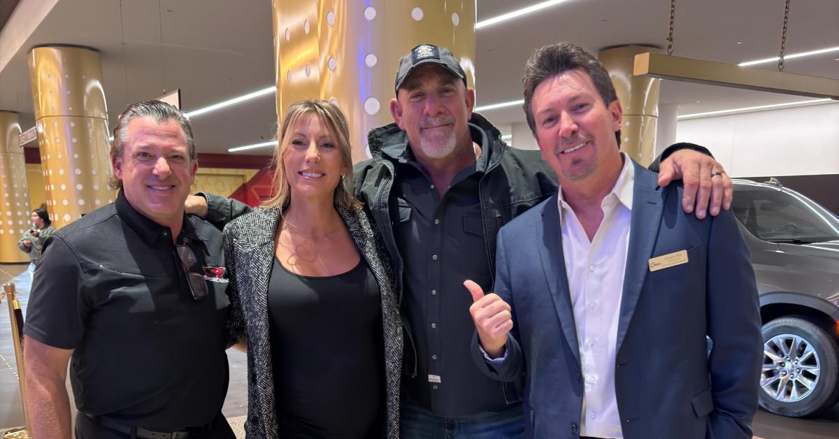 WWE Icon Goldberg, Racing Legends Tony Stewart and Wife Leah Pruett ...