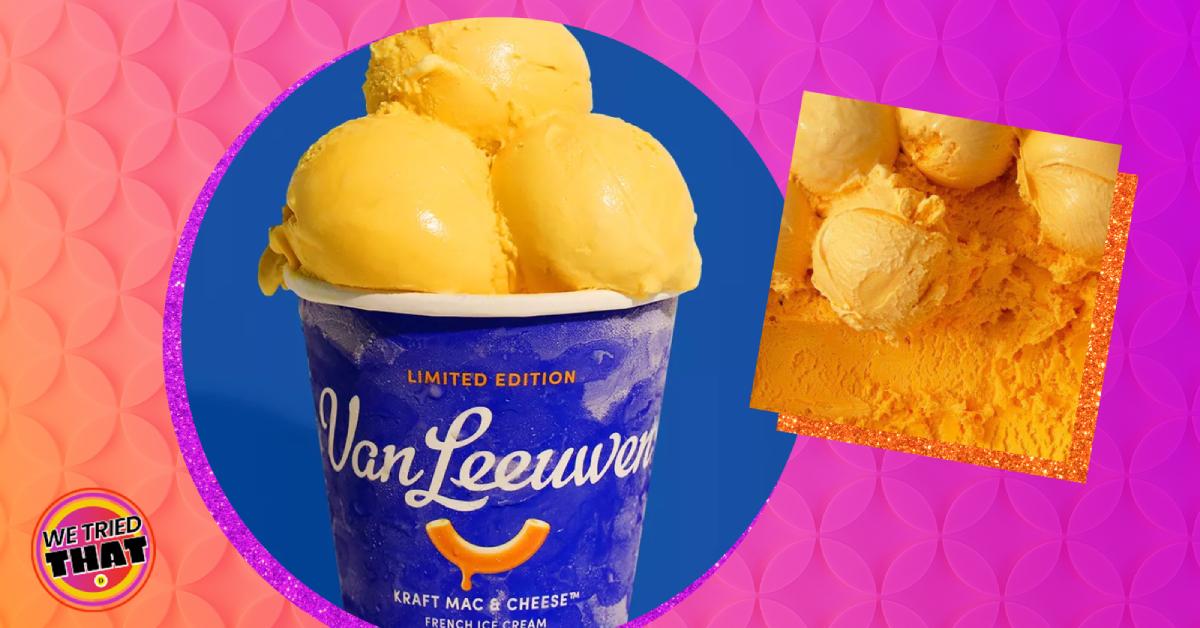 We Tried That: Kraft Mac & Cheese Van Leeuwen Ice Cream