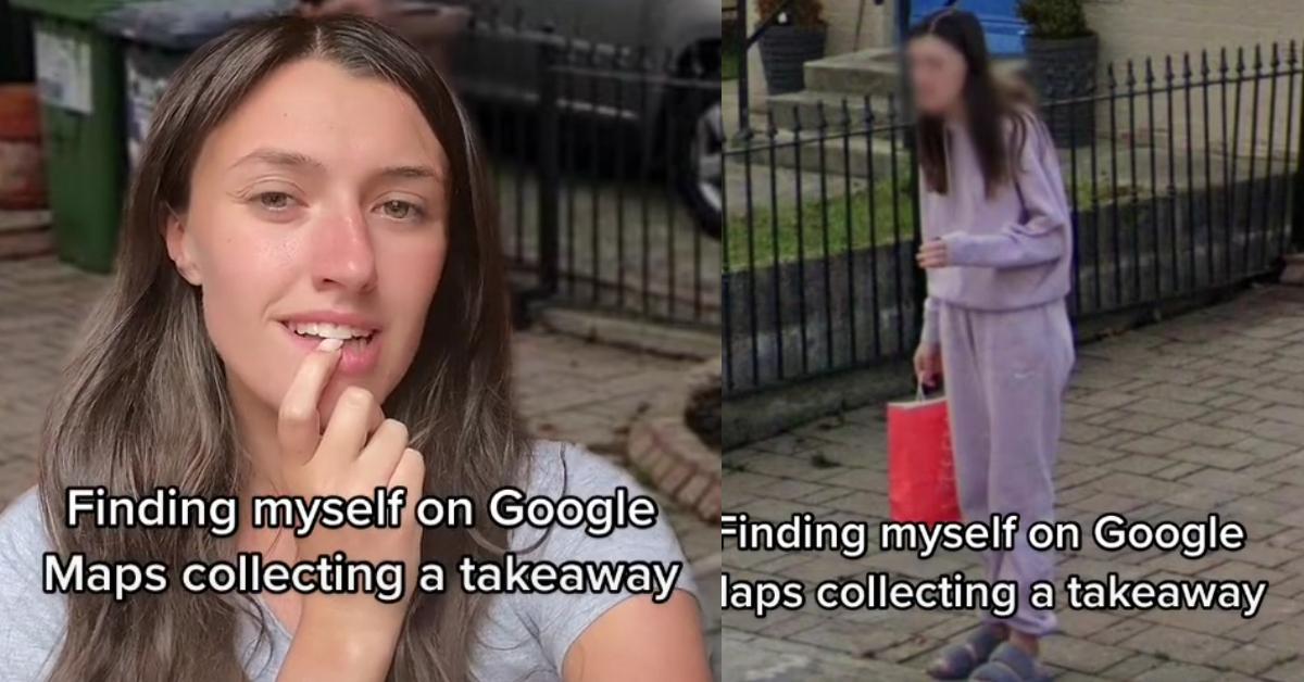 Woman Finds Herself on Google Maps Carrying Takeout Food