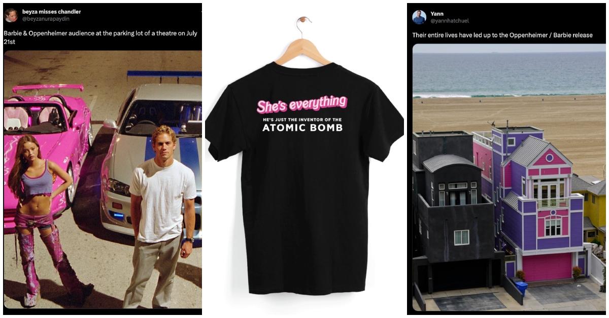 ‘Barbie’ Vs. ‘Oppenheimer’ Memes Are All Over The Internet — Here Are ...