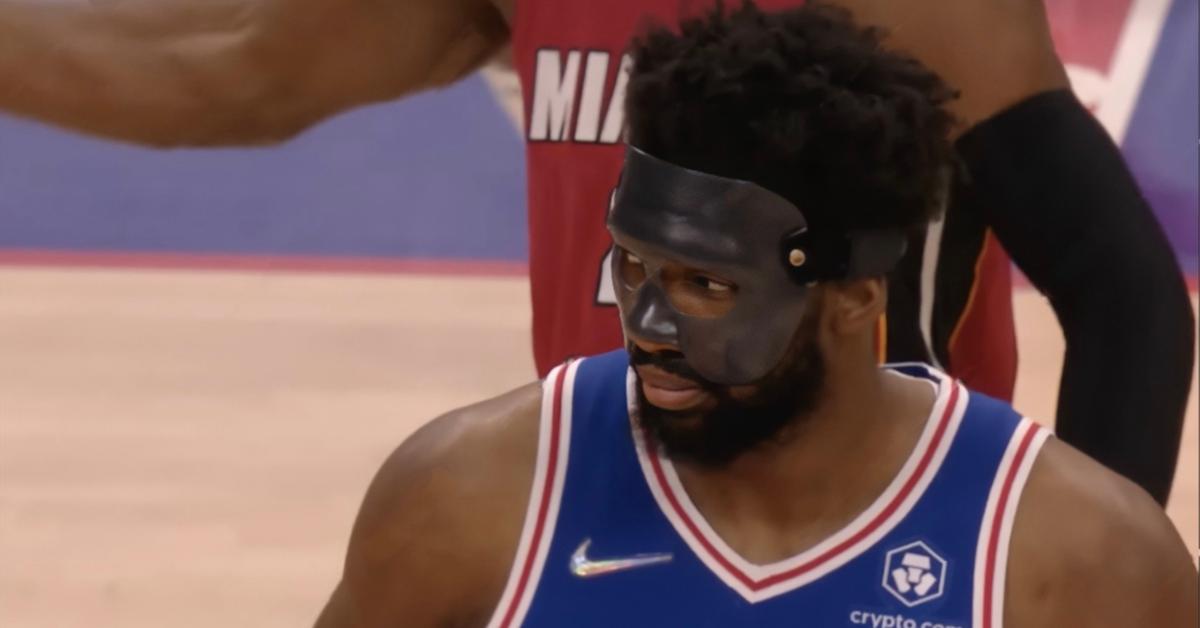 Why Does Joel Embiid Wear a Mask? 76ers Fans Want to Know