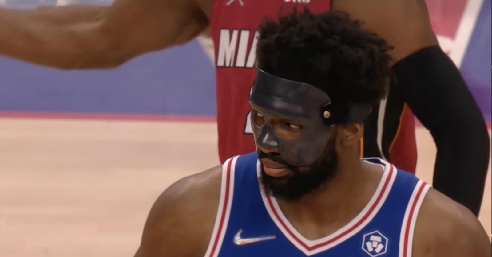 Why Does Joel Embiid Wear a Mask? 76ers Fans Want to Know