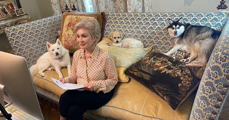Meet Sharon Osbourne’s Dogs — All Nine of Them, Plus Two Cats