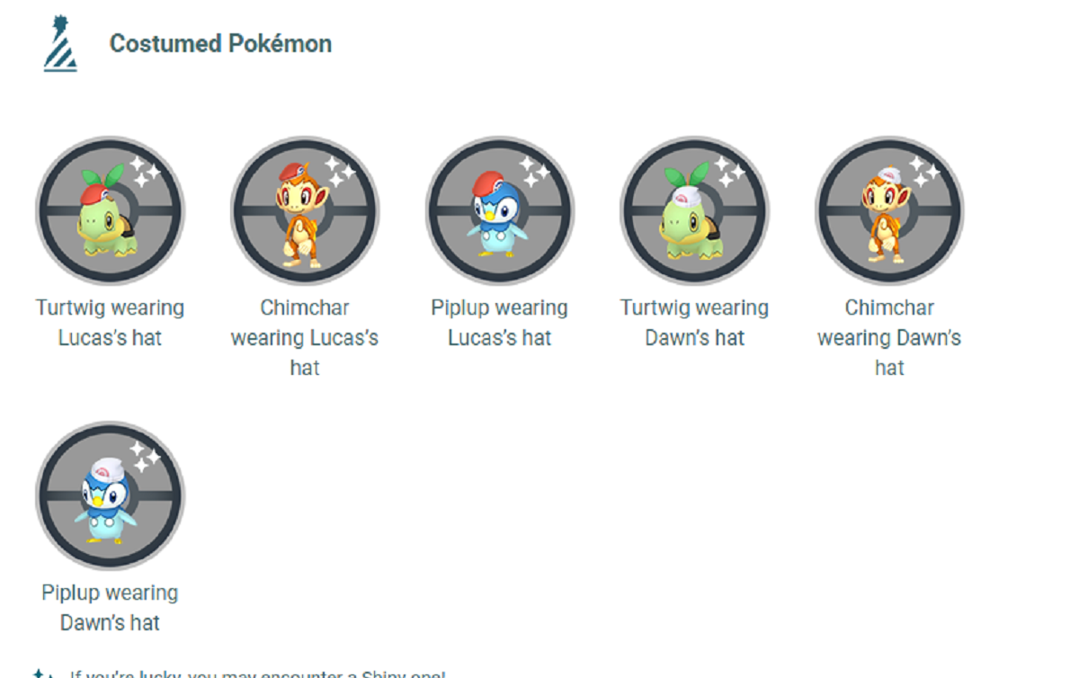 Here Are the Details for the 'Pokémon Go' Diamond and Pearl Event
