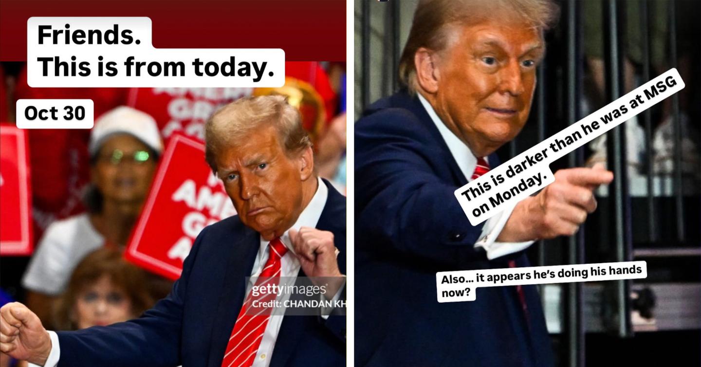 Photo Editor Discusses the Meaning Behind Trump's Bronzer