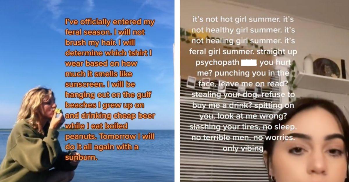 TikTok's "Feral Girl Summer" Trend Is Becoming Popular for a Heartfelt ...