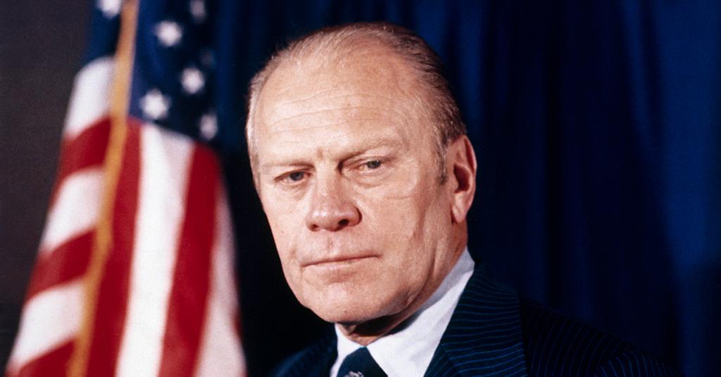Gerald R. Ford Says How to Get Woman President in 1989