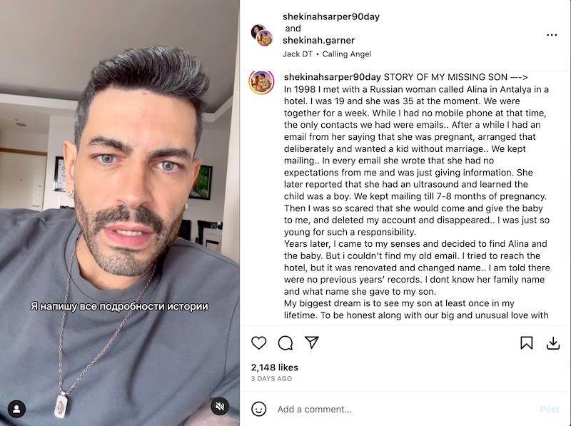 Sarper From '90 Day Fiancé' Reveals He Has a Son — Update